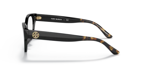 Tory Burch Irregular Acetate Eyeglasses - Black