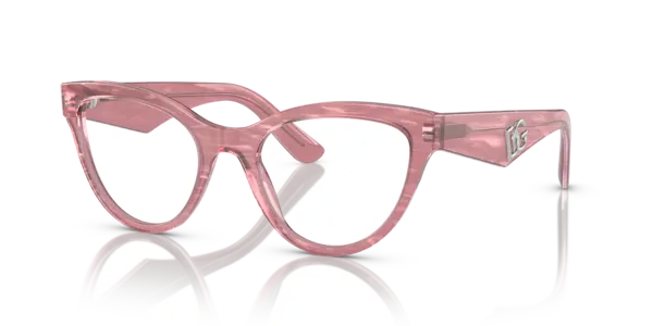 Dolce & Gabbana Eyeglasses - Fleur Pink