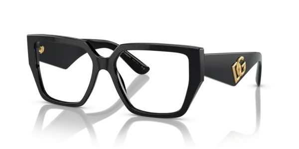 Dolce & Gabbana Square Frame Eyeglasses - Noir