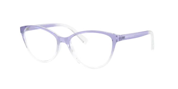 Armani Exchange Pillow Eyeglasses - Shiny Lilac Gradient Crystal