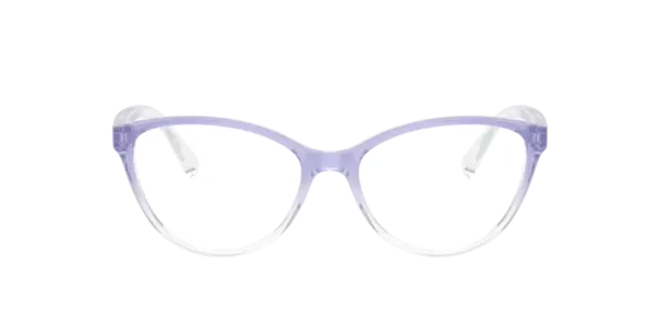 Armani Exchange Pillow Eyeglasses - Shiny Lilac Gradient Crystal
