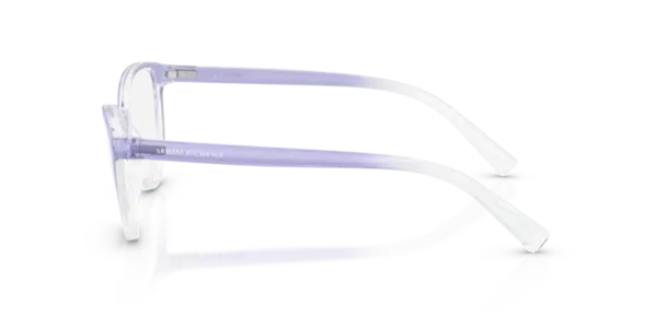 Armani Exchange Pillow Eyeglasses - Shiny Lilac Gradient Crystal