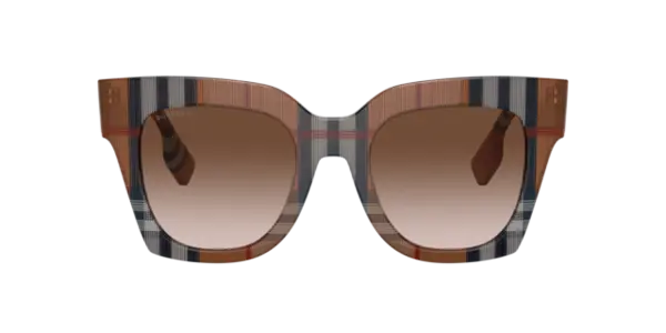 Burberry Be4364 Sunglasses - Brown Check