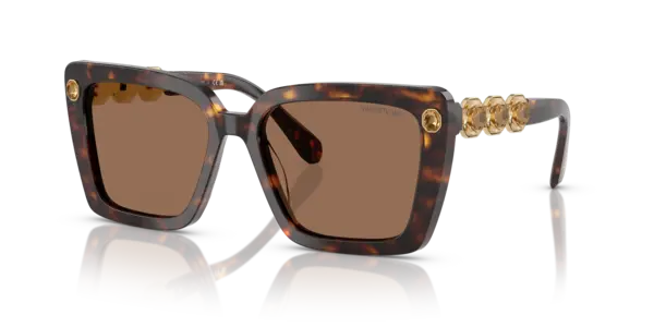 SWAROVSKI Sk6032 Sunglasses - Havana
