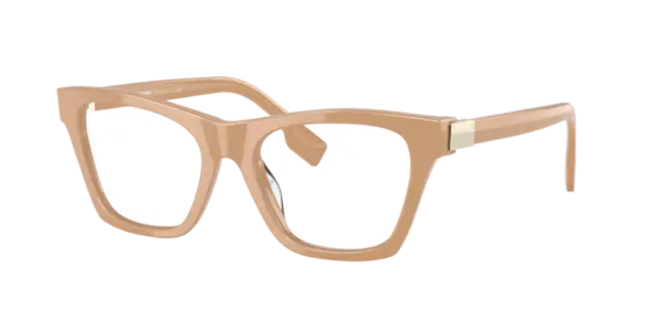Burberry Arlo Square Eyeglasses - Beige