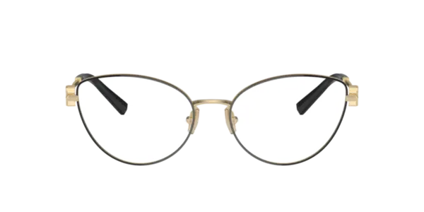 Tiffany & Co. Optical Eyeglasses - Black On Pale Gold