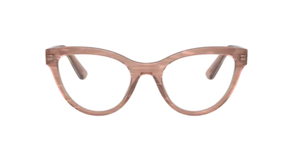 Dolce & Gabbana Butterfly Eyeglasses Dg3372 - Fleur Caramel