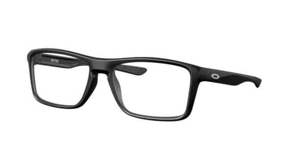 Oakley Rectangle Full Rim Eyeglasses - Satin Black