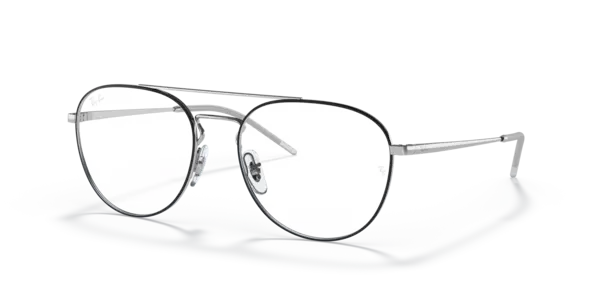 Ray-ban Rx6414 - Noir Sur Argent