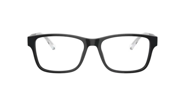 Emporio Armani Rectangle Eyeglasses - Black