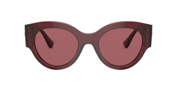 Versace Sunglasses Ve4438b - Transparent Parade Red