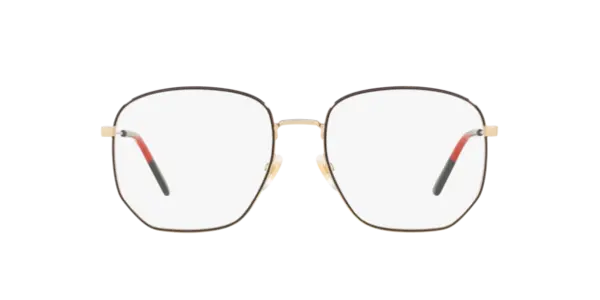 Gucci Pilot Eyeglasses - Gold