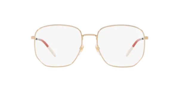 Gucci Pilot Eyeglasses - Shiny Gold