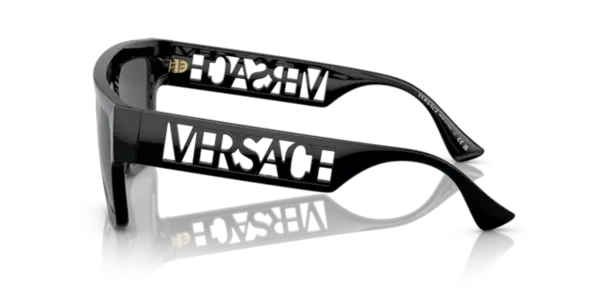 Versace Rectangle Sunglasses - Black