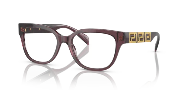 Versace Ve3338 Eyeglasses - Violeta Traslúcido