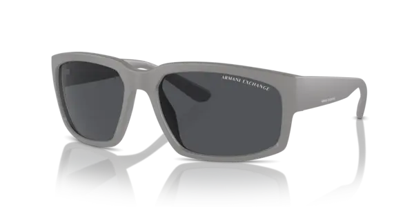 Armani Exchange Square Sunglasses Full Rim - Matte Grey