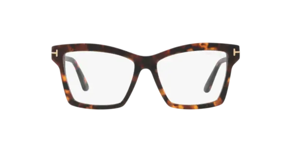 TOM FORD Square Eyeglasses - Tortoise