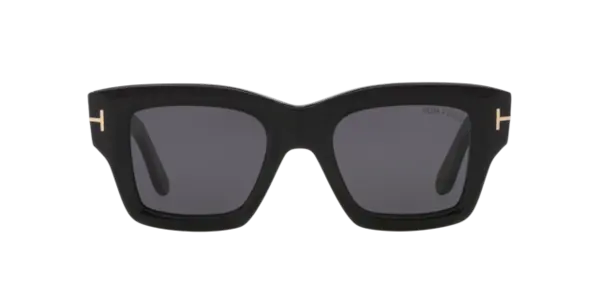 TOM FORD Ilias Square Sunglasses - Black Shiny