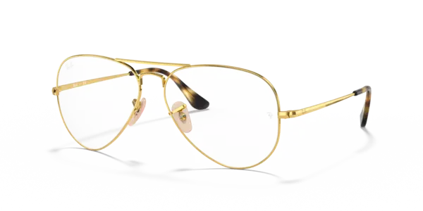 Ray-ban Full Rim Aviator Eyeglasses - Oro Arista
