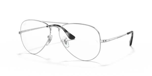 Ray-ban Full Rim Aviator Eyeglasses - Silver