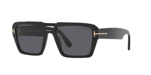 TOM FORD Acetate Full Rim Sunglasses - Noir Brillant