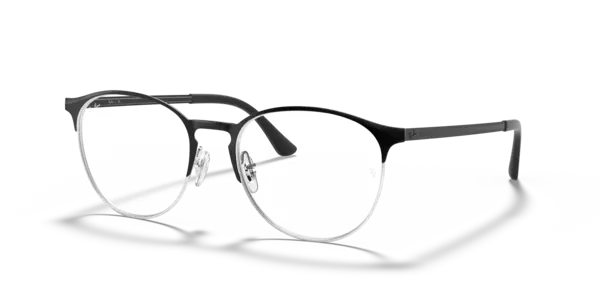 Ray-ban Eyeglasses - Noir Sur Argent