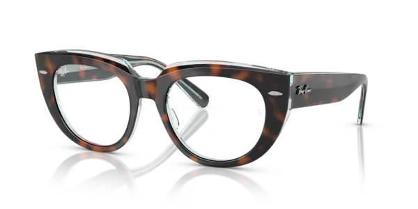 Ray-ban Eyeglasses - Havana Foncé Sur Multicolore