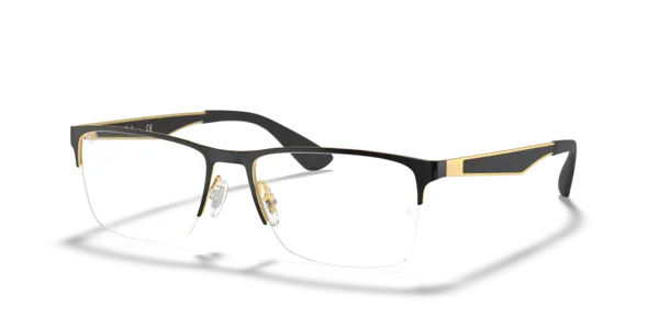 Ray-ban Eyeglasses - Noir Sur Or