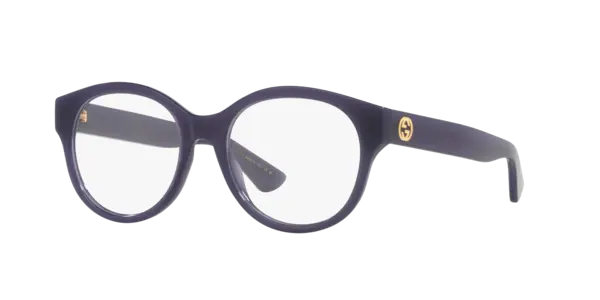 Gucci Round Frame Eyeglasses - Púrpura