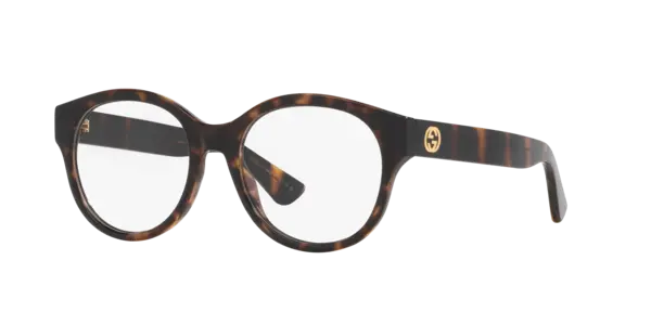 Gucci Round Frame Eyeglasses - Écaille De Tortue
