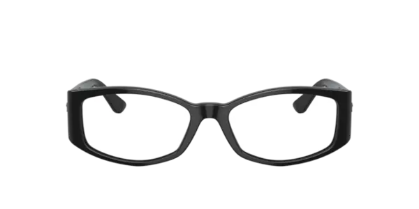 Versace Irregular Eyeglasses - Black