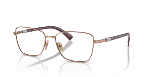 VOGUE EYEWEAR Rectangle Eyeglasses - Rose Gold