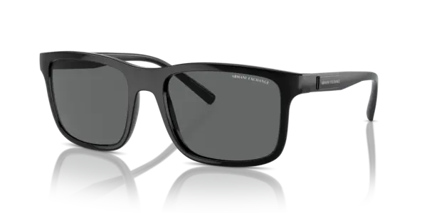 Armani Exchange Sunglasses - Shiny Black