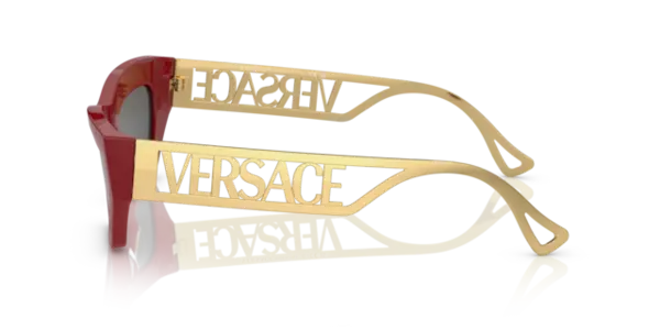 Versace Irregular Sunglasses - Red