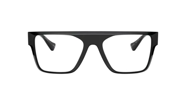 Versace Eyeglasses Full Rim Rectangle Frame - Black