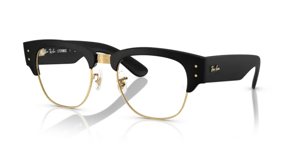 Ray-ban Eyeglasses - Sand Black On Gold