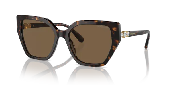 SWAROVSKI Sk6016 Sunglasses - Havana Foncé