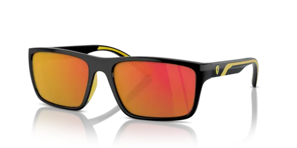 SCUDERIA FERRARI Rectangle Sunglasses - Noir