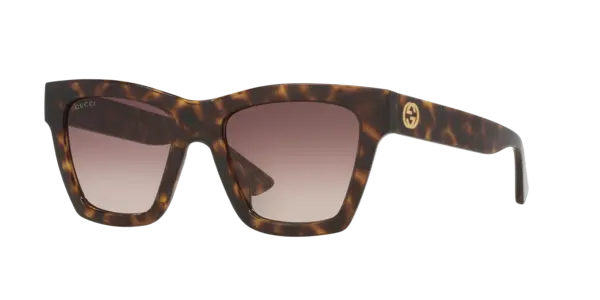 Gucci Square Frame Sunglasses - Écaille De Tortue