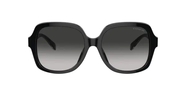 COACH Acetate Square Frame Sunglasses - Black