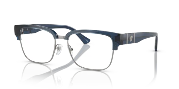 Versace Ve3348 Eyeglasses - Blue Transparent
