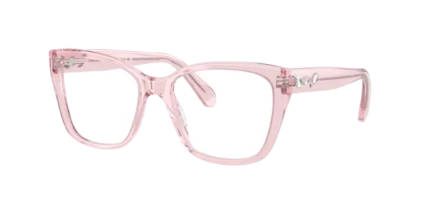 SWAROVSKI Full Rim Irregular Eyeglasses - Transparent Pink