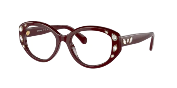 SWAROVSKI Sk2006 Eyeglasses - Red Burgundy