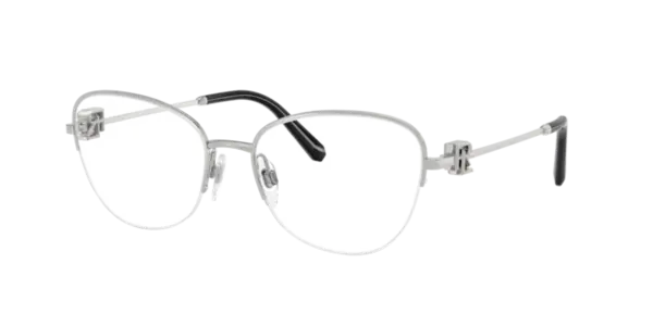 Ralph Lauren Butterfly Eyeglasses - Shiny Silver