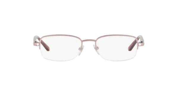 SFEROFLEX Rectangle Eyeglasses With Strass Detailing - Blush