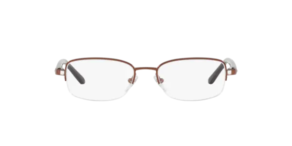 SFEROFLEX Rectangle Eyeglasses With Strass Detailing - Copper