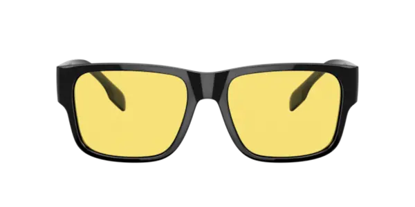 Burberry Knight Square Frame Sunglasses - Black