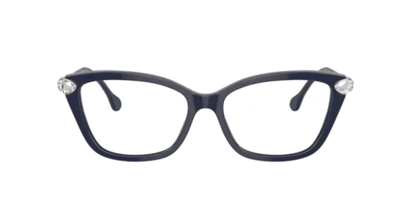 SWAROVSKI Acetate Cat Eye Eyeglasses - Blue