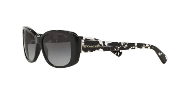 COACH Rectangle Full Rim Sunglasses - Black