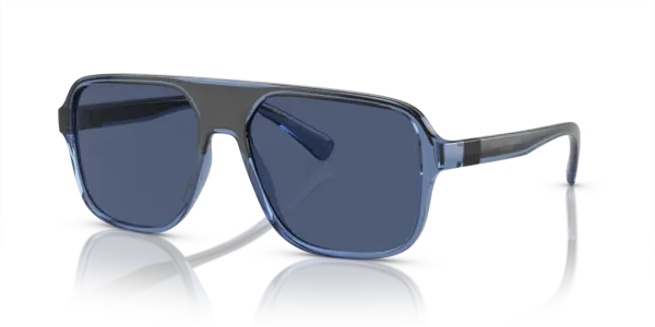 Dolce & Gabbana Sunglasses - Transparent Blue,black